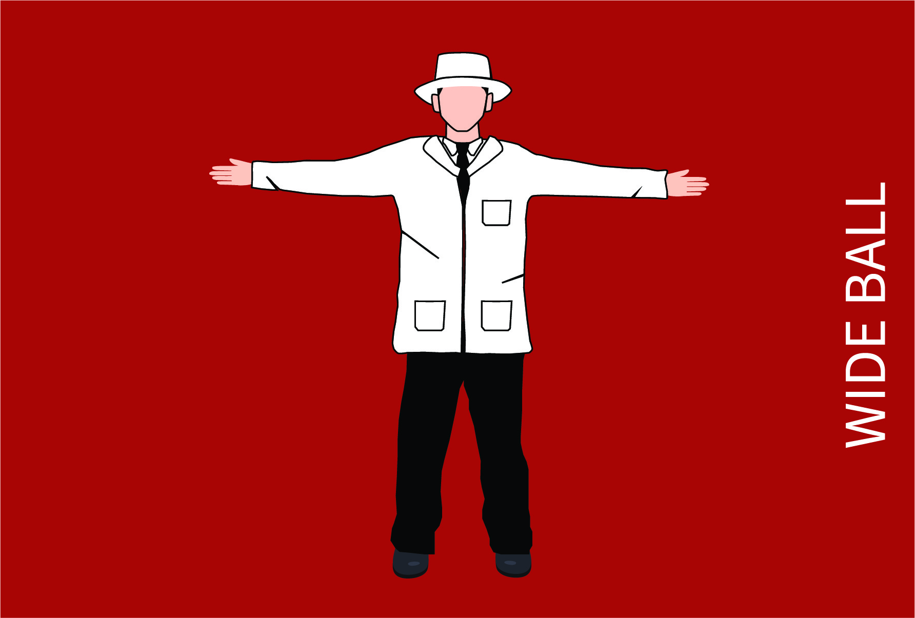 All about cricket umpire hand signals - Different types & their meaning ...