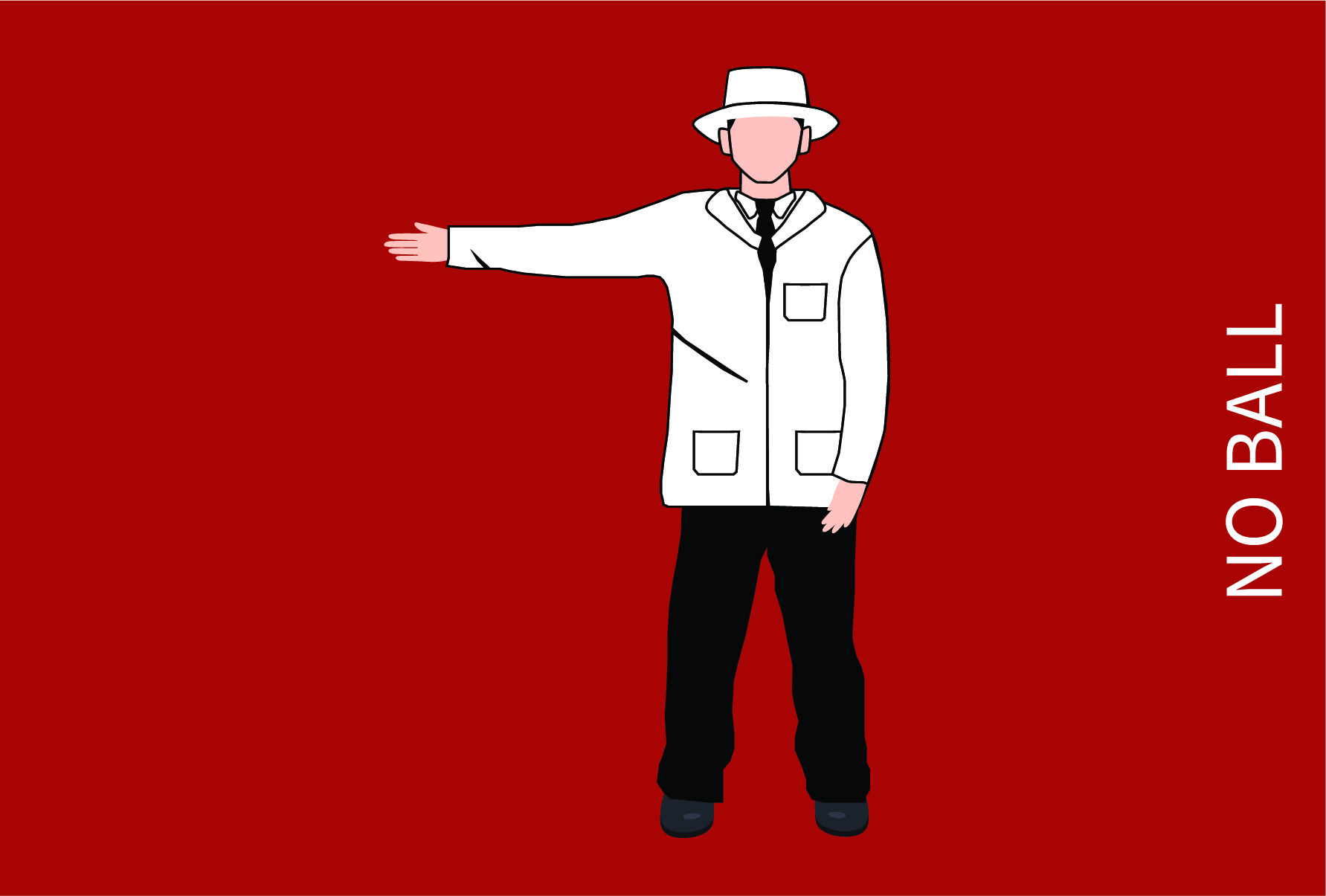 All about cricket umpire hand signals - Different types & their meaning ...