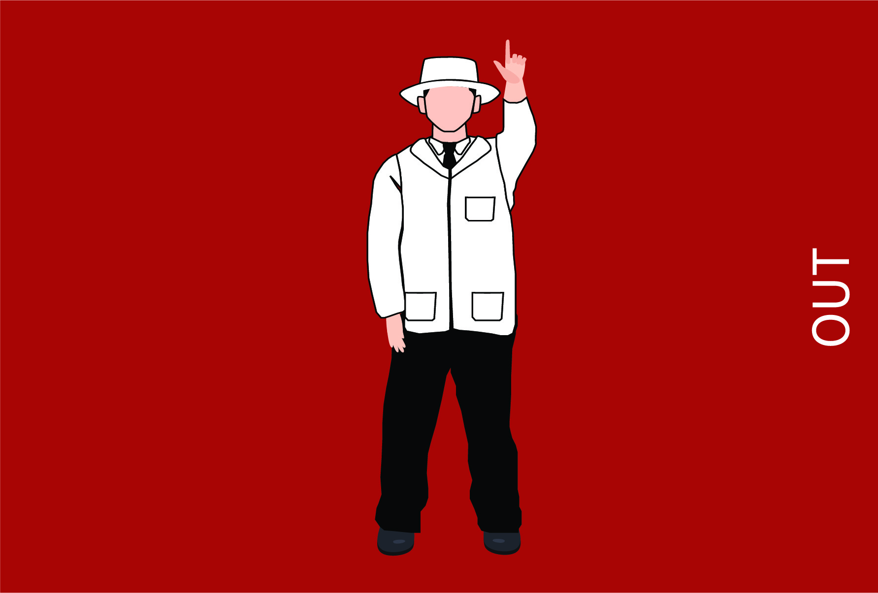 All about cricket umpire hand signals - Different types & their meaning ...