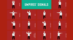 All about cricket umpire hand signals - Different types & their meaning ...