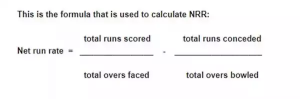What is Net Run Rate (NRR) in cricket? - CricHeroes