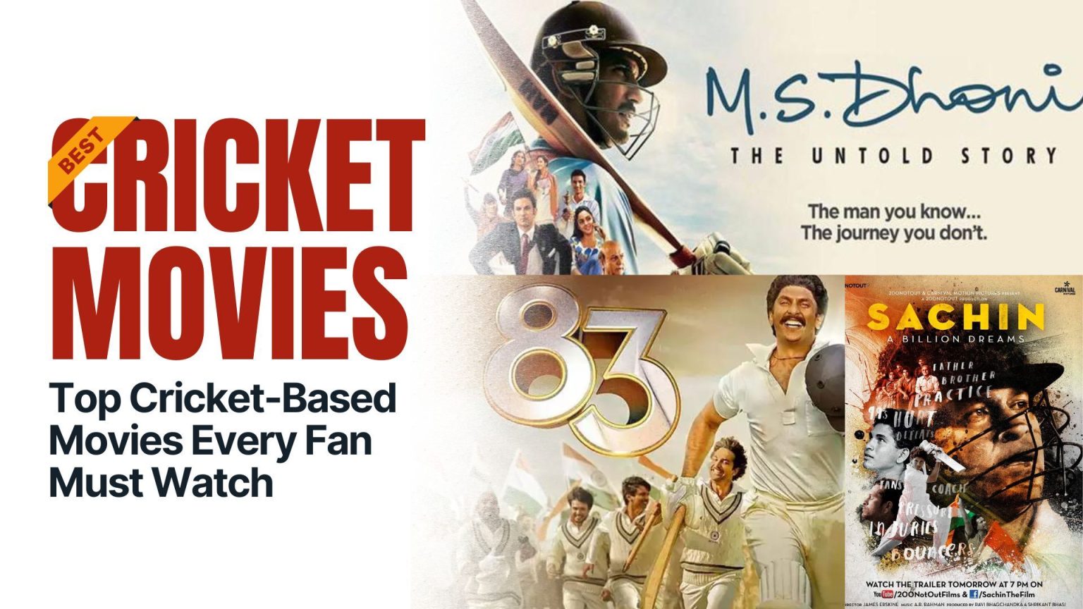 Best Cricket Movies – Top Cricket-Based Movies Every Fan Must Watch ...