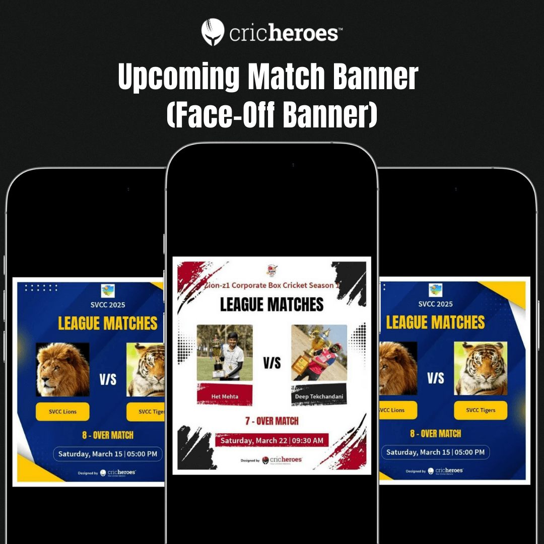 Create Stunning Cricket Match Banners & Squad Posters for Free with ...