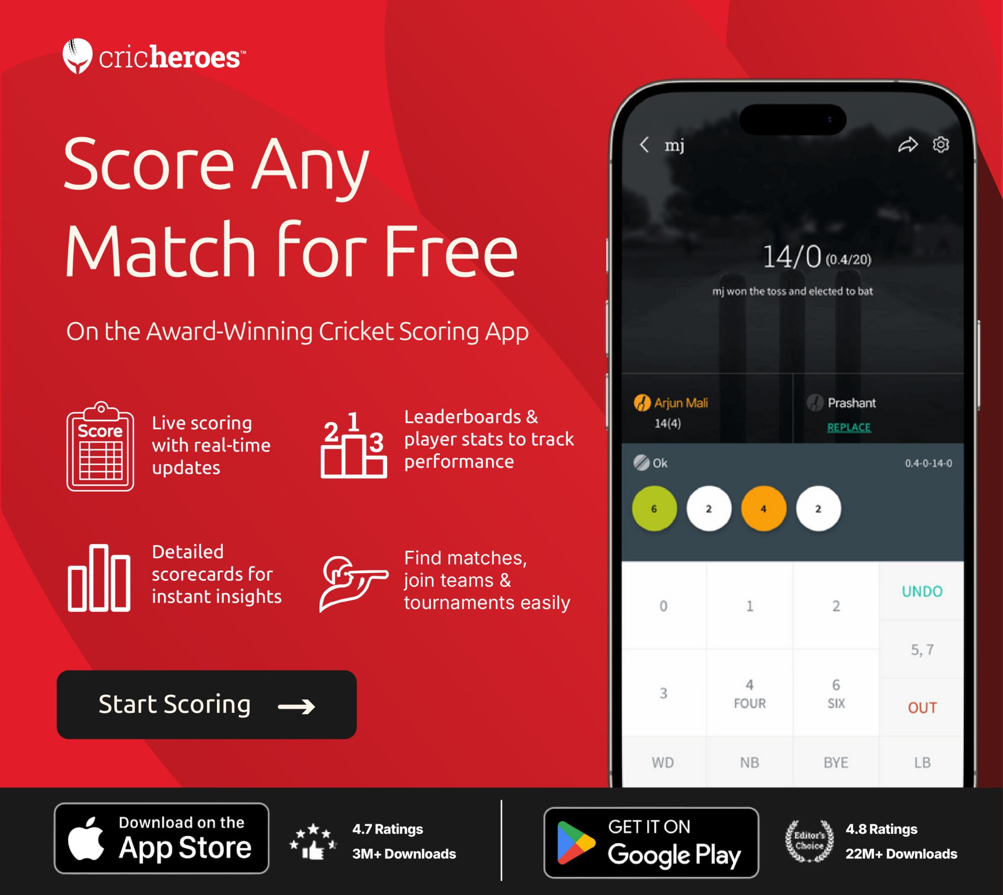How to Score a Cricket Match with CricHeroes App: A Step-by-Step Guide ...
