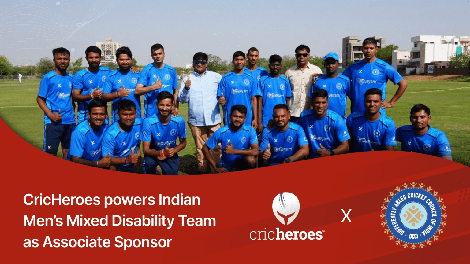 CricHeroes powers Indian Men’s Mixed Differently-Abled Team as ... CricHeroes powers Indian Men’s Mixed Differently-Abled Team as ...