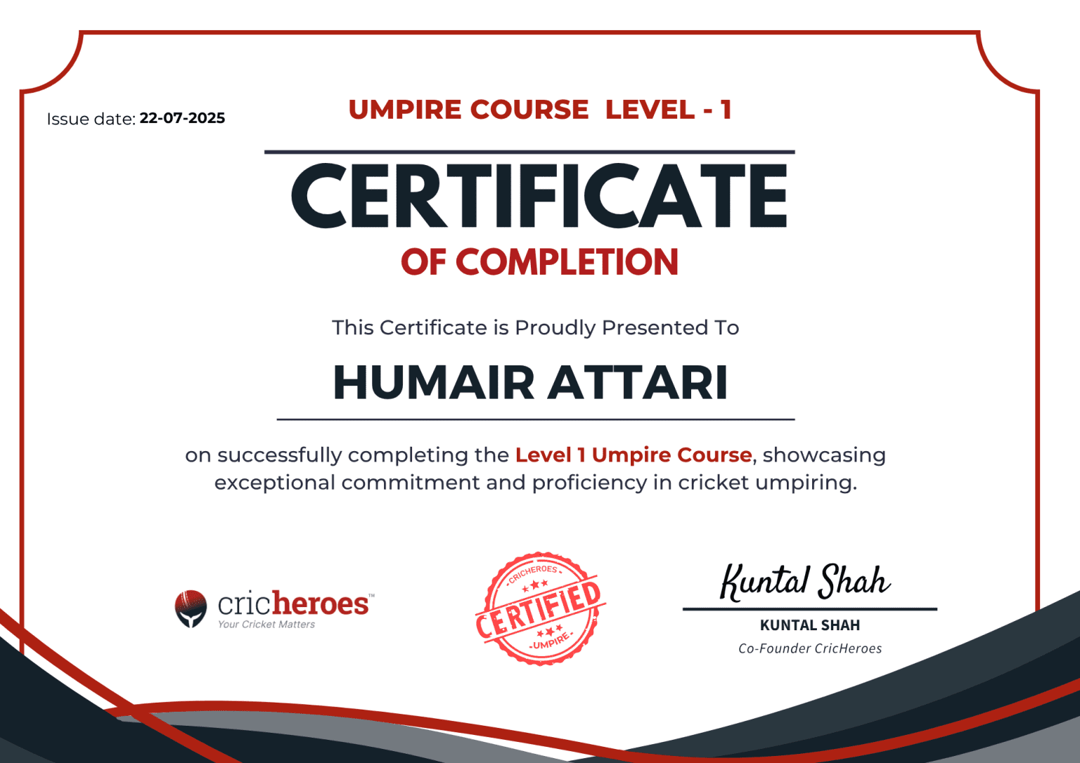 How to Become a Certified Umpire on CricHeroes - CricHeroes